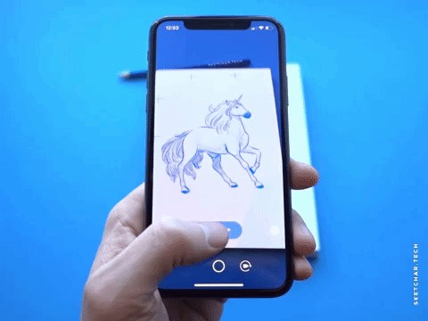 Learn to draw with AR. Step by step drawing using augmented reality ...